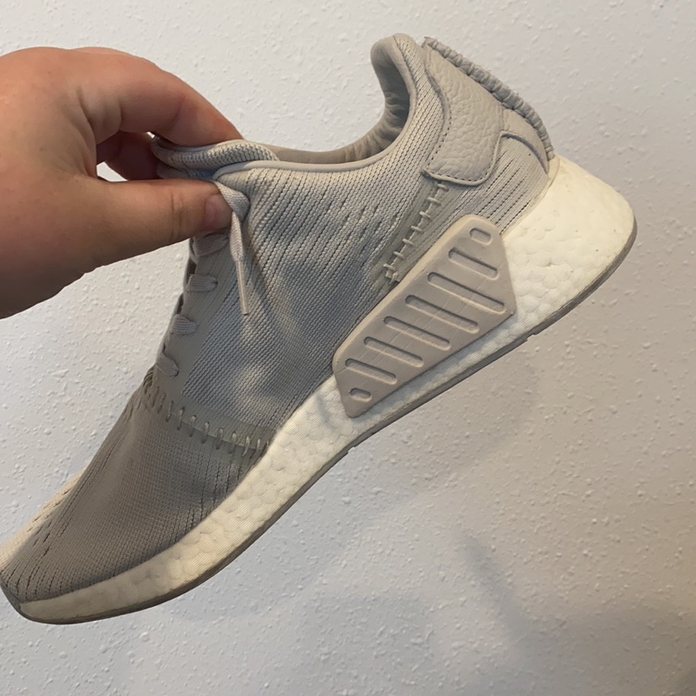 Mens Adidas Originals Wings & Horns Wh Nmd_r2 - Grey … - Gem